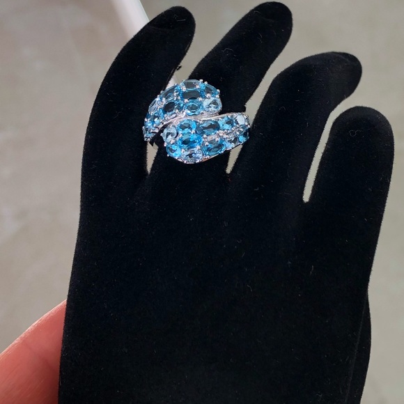 Jewelry | Topaz Snake Ring 14k | Poshmark
